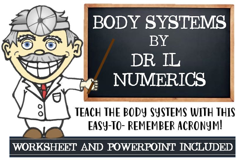 Body Systems Acronym! PowerPoint and Worksheet Included! - Amped Up ...