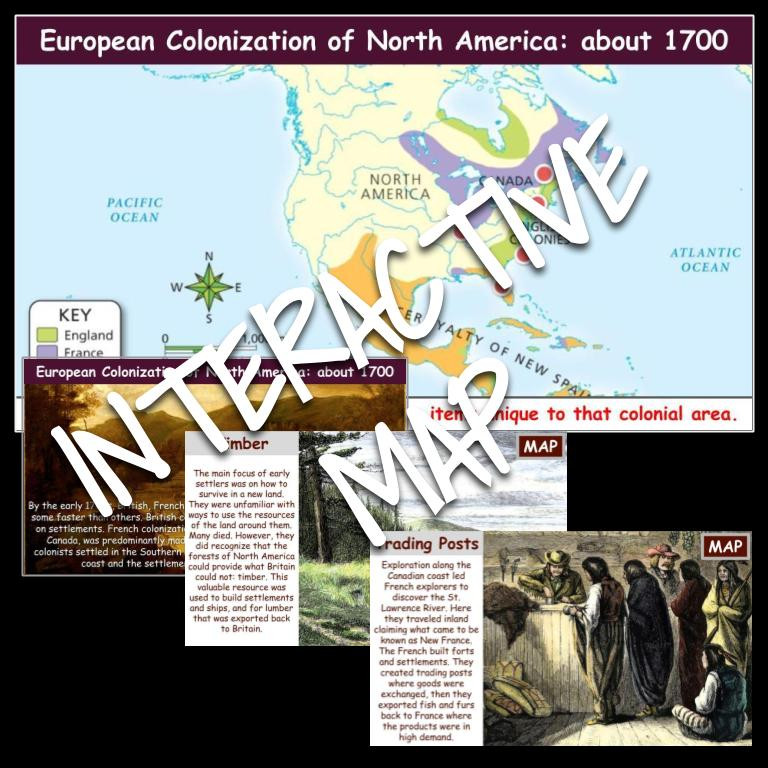 Interactive Map: Colonization in the Americas - Amped Up Learning