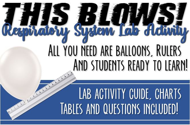 This Blows! Respiratory System Lab Activity! - Amped Up Learning