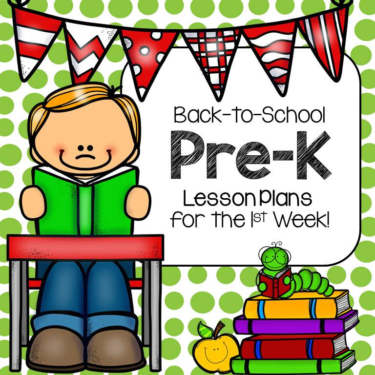 Back to School Pre-K Lesson Plans for the 1st Week - Amped Up Learning