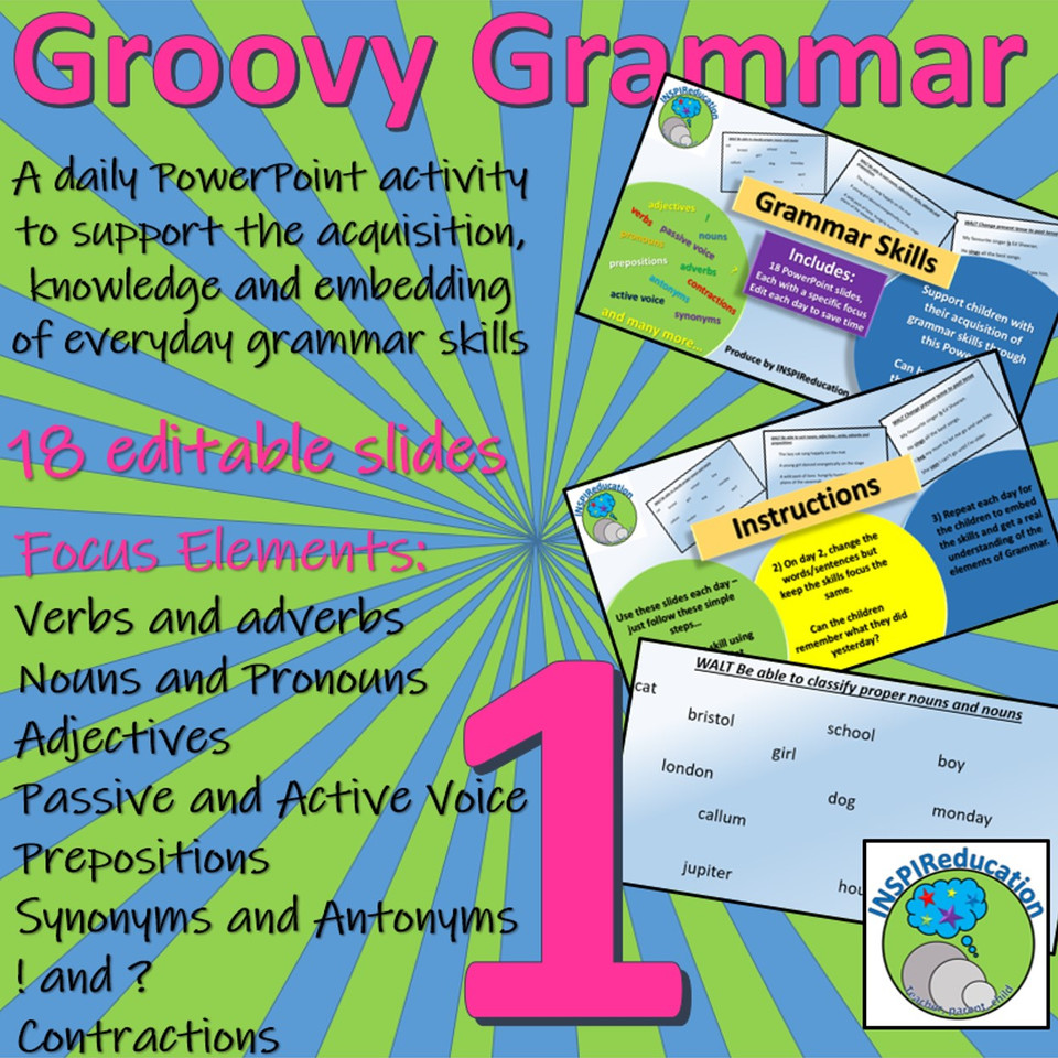 Grammar - Daily Practice PowerPoint Teaching Activities (1 of 5 ...