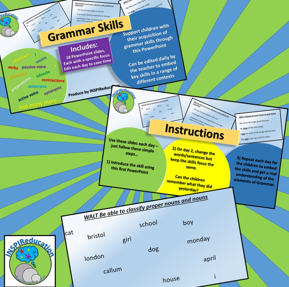 Grammar - Daily Practice PowerPoint Teaching Activities (1 of 5 ...