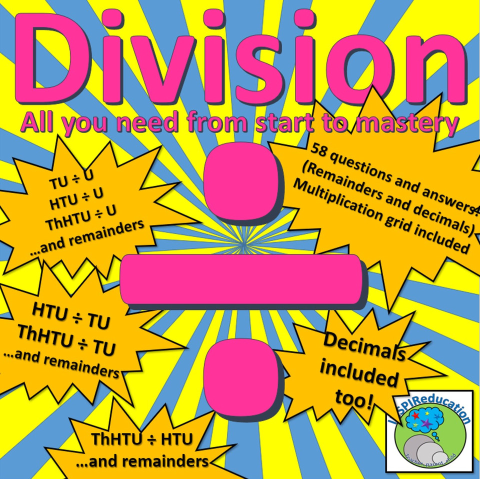 Division From Simple Questions To Mastery Including Decimals And division-from-simple-questions-to-mastery-including-decimals-and