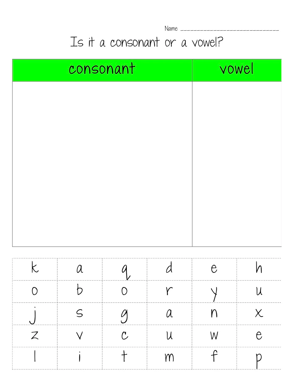 Phonics Sorts - Words & Letters - Amped Up Learning
