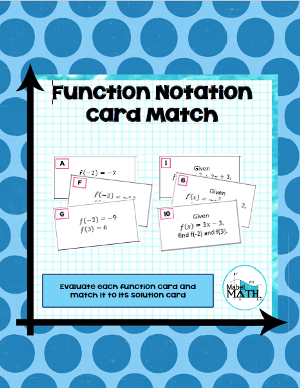 Function Notation Card Match - Amped Up Learning