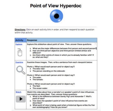 Language Arts Skills Hyperdoc Bundle - Amped Up Learning