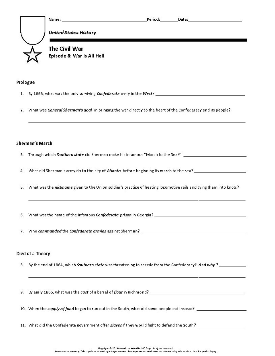 Video Guide: Ken Burns The Civil War (Ep. 8) - Amped Up Learning