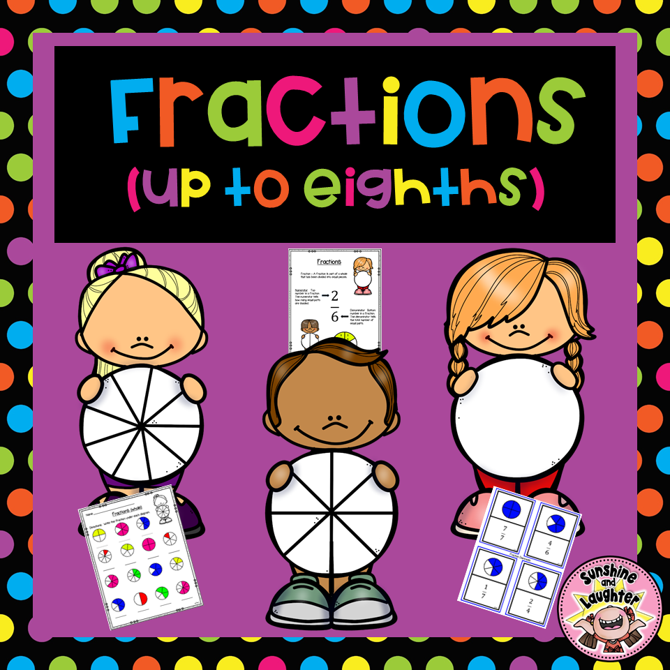 Fractions (up to eighths) - Amped Up Learning