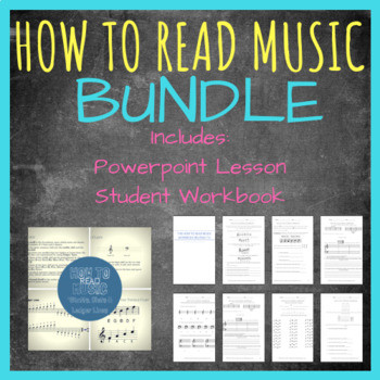 How To Read Music Lesson/Workbook - Amped Up Learning