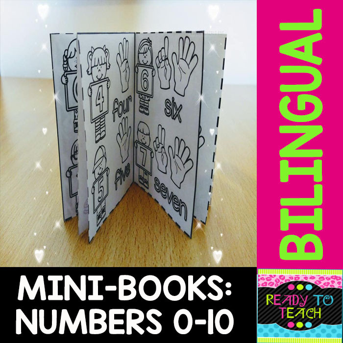 Mini-Book - Numbers 0-10 - Dual - Color and B&W Versions - Amped Up ...