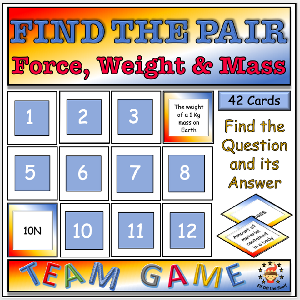 Forces - Weight and Mass - Middle School Science - Amped Up Learning