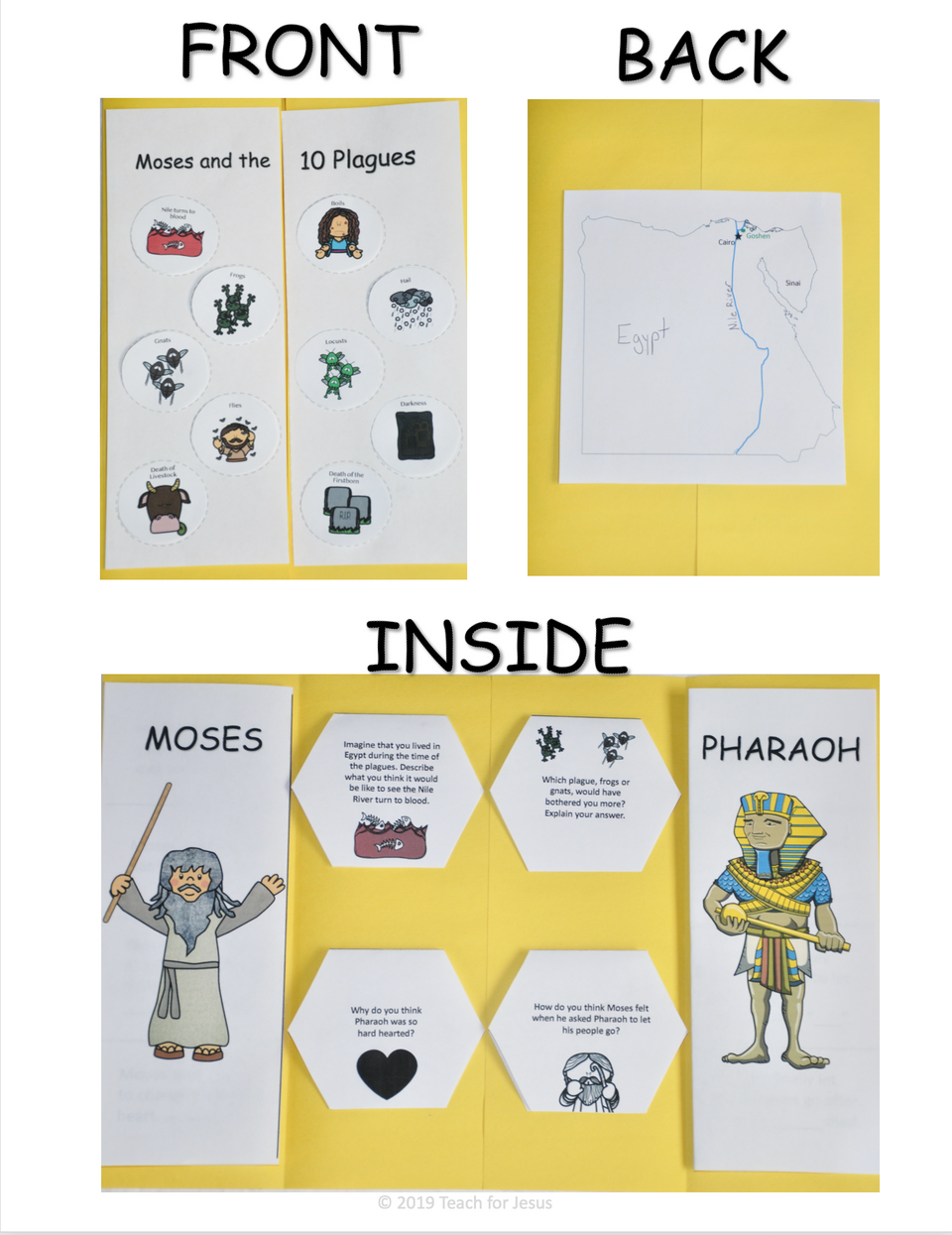 Moses and the Ten Plagues Activity Book