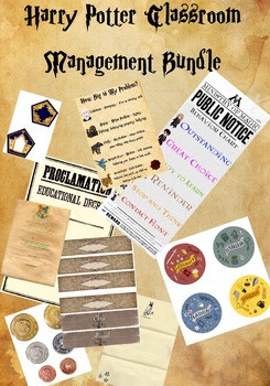 Harry Potter Classroom Transformation Poster and Character Bundle ...