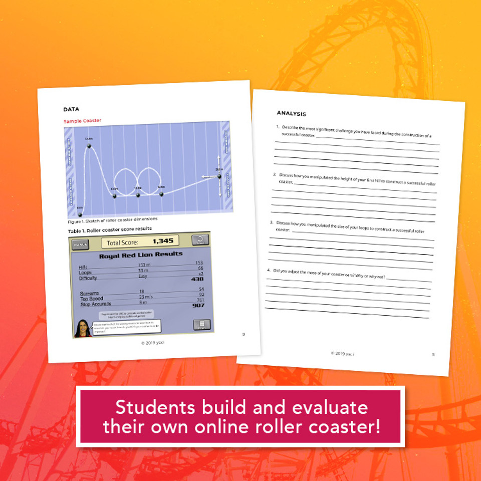 Investigating Kinetic and Potential Energy Using Roller Coasters ...