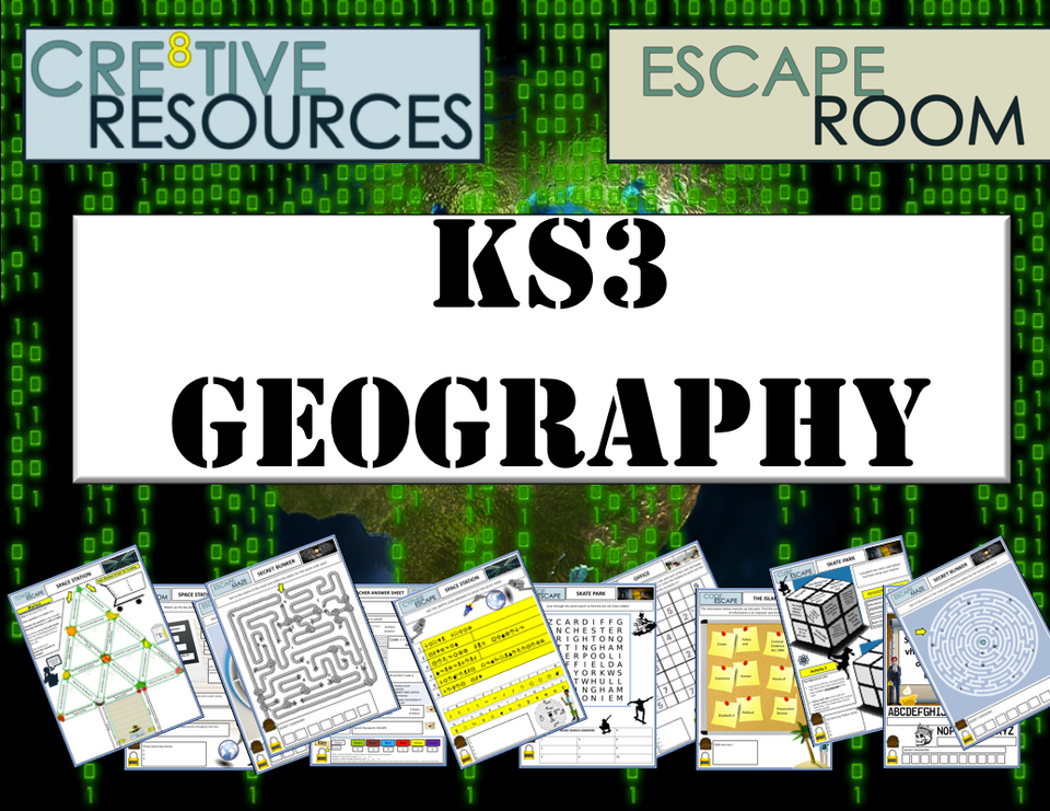 Locations and Places Escape Room - Amped Up Learning