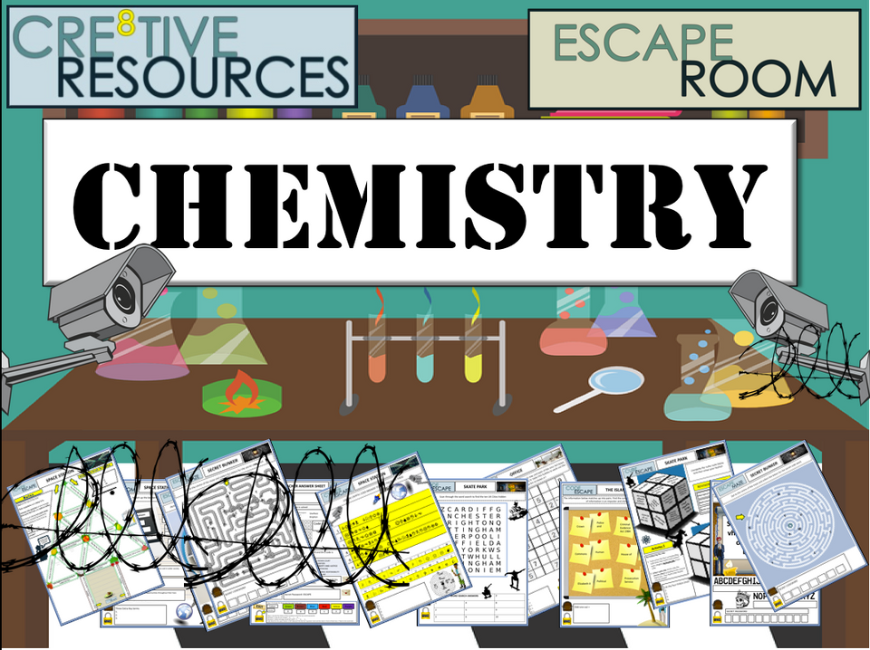 Chemistry Science Escape Room - Amped Up Learning