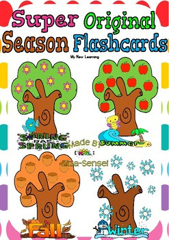 Four Seasons Flashcards- Version 1 - Amped Up Learning