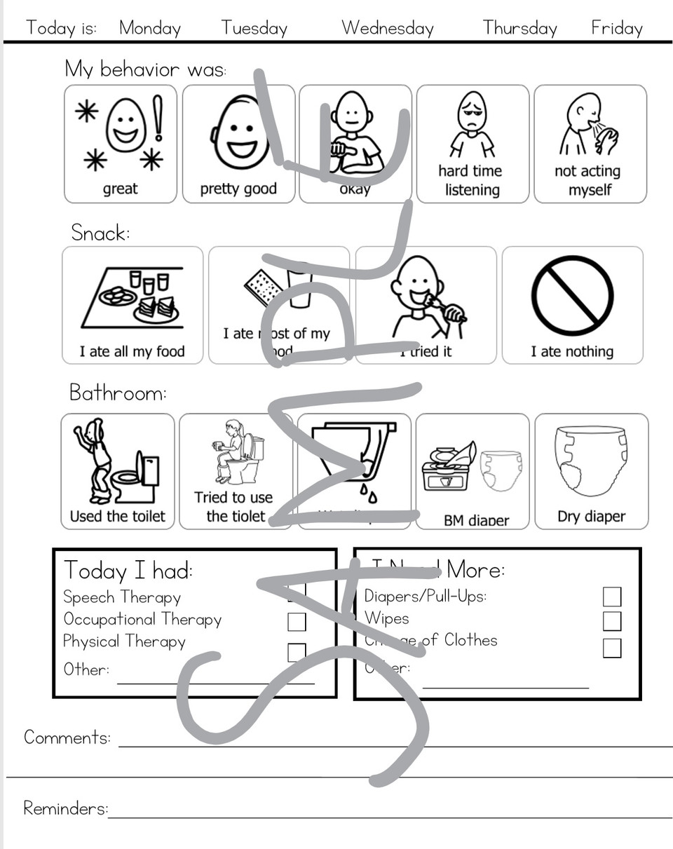 Daily Parent Communication Log!