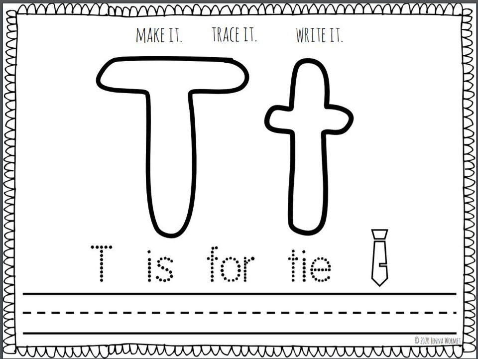 Alphabet Playdough Mats