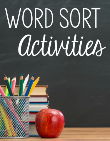 Word Sorts - Amped Up Learning
