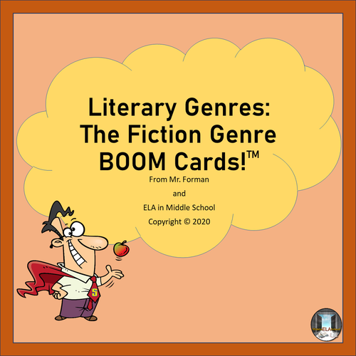Literary Genres: The Fiction Genre BOOM! Cards TM