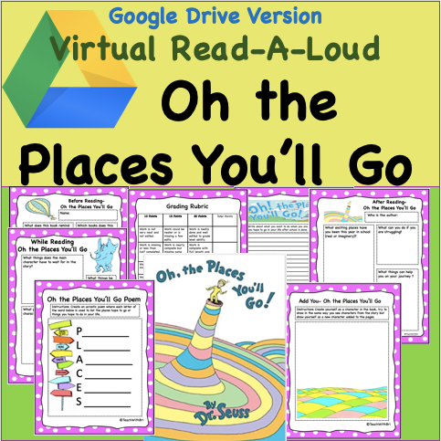 Virtual Read-A-Loud- Oh the Places You'll Go- Digital Version