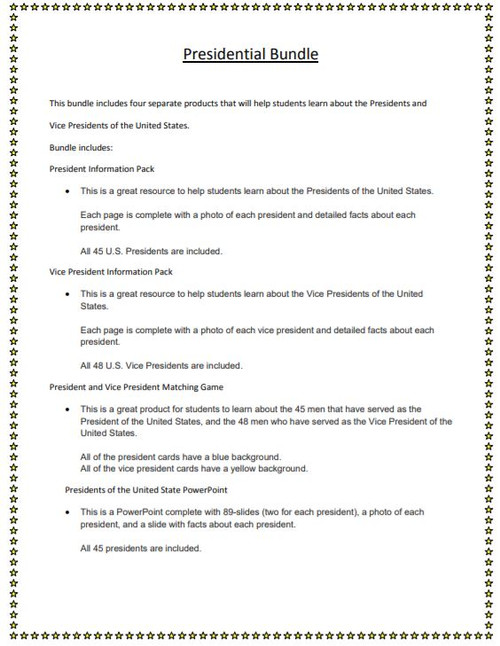 Presidential Bundle - Amped Up Learning