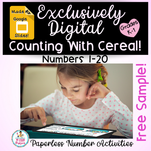 FREEBIE FREEBIE Exclusively Digital Google Slides Counting With Cereal ...