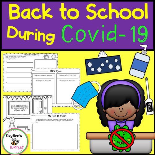 Back to school after Covid-19 and Distance Learning with EDITABLE pages