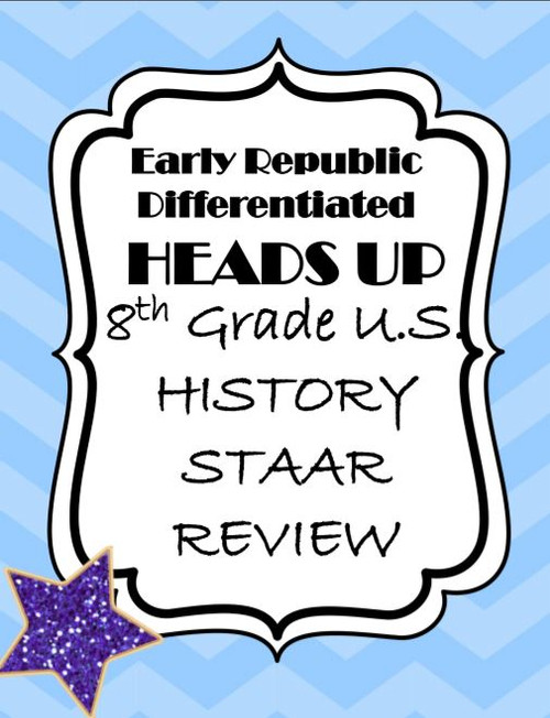 Early Republic STAAR Review Game - Amped Up Learning