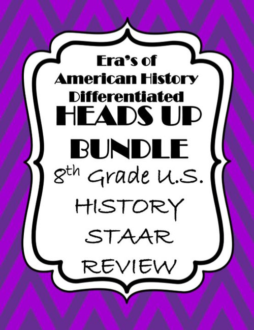 U.S. History Era's STAAR Review Games Bundle - Amped Up Learning
