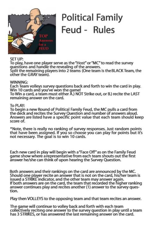 FAMILY FEUD FRQ review Game (AP Government / American Government ...