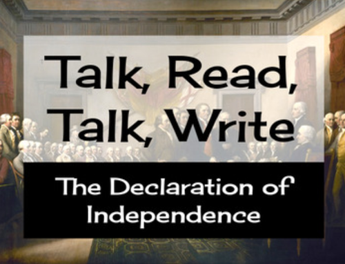 Talk, Read, Talk, Write Lesson: The Declaration of Independence - Amped ...