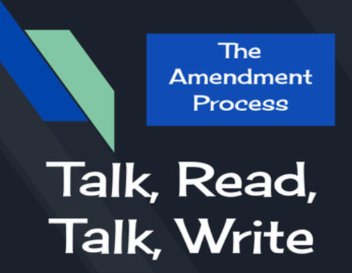 Talk, Read, Talk, Write - The Amendment Process - Amped Up Learning