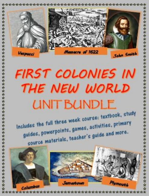First Contact - The first colonies in the New World unit bundle ...