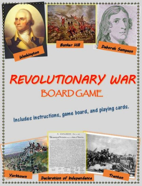 Revolutionary War Board Game - Amped Up Learning