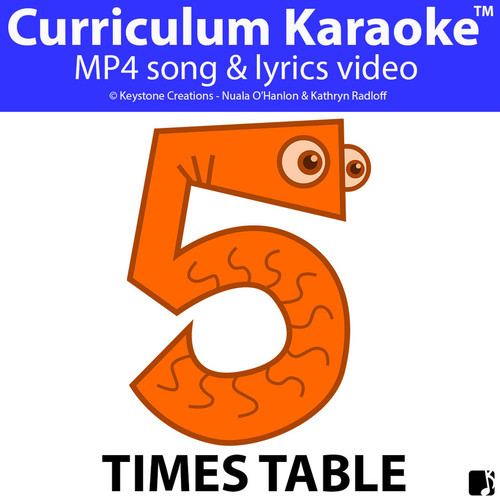 '5 TIMES TABLE' ~ Curriculum Song Video - Amped Up Learning