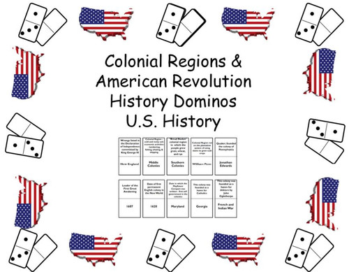 History Dominoes - Colonies & Revolution - Amped Up Learning