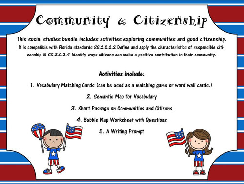 Primary Community & Good Citizenship Bundle - Amped Up Learning