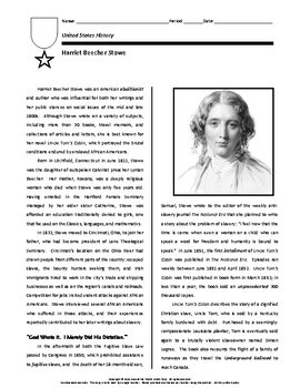 Biography: Harriet Beecher Stowe