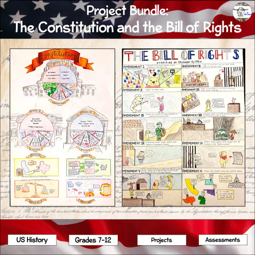Project Bundle: Illustrating the Articles and the Bill of Rights ...