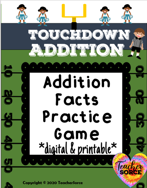 Touchdown Addition (Remote Ready, Face to Face Ready) - Amped Up Learning