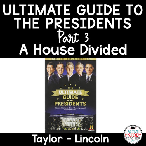 Ultimate Guide to the Presidents Video Worksheet Part 3 Print and ...