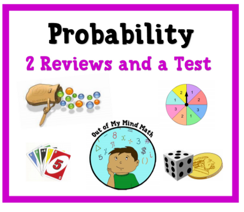 Probability - Test and 2 Reviews - Amped Up Learning