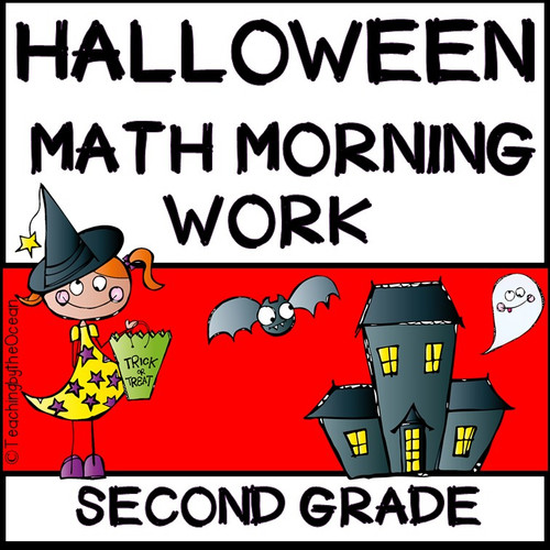 2nd Grade Morning Work - Math - Halloween