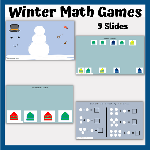Preschool Winter Math Activities