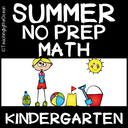 Kindergarten Math NO PREP Summer - Amped Up Learning