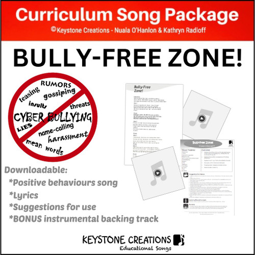 'BULLY-FREE ZONE!' (Grades K-7) ~ Curriculum Song & Lesson Materials ...