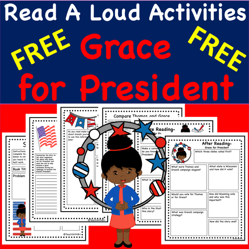 FREE Grace for President- Virtual Read-A-Loud- Election Day Stories