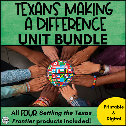 Texans Making a Difference ***BUNDLE*** - Amped Up Learning
